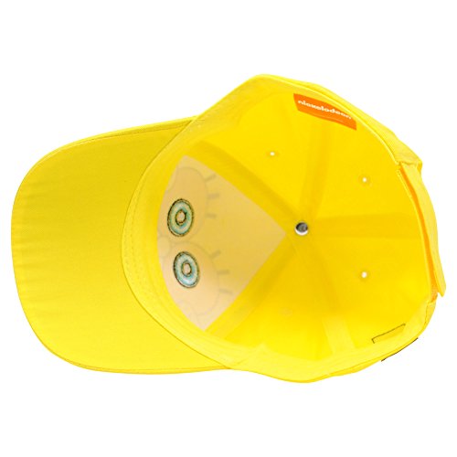 Nickelodeon Spongebob SqaurePants Yellow Adjustable Baseball Cap Unisex Toddlers, Ages 2-5