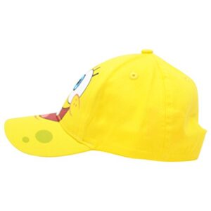 Nickelodeon Spongebob SqaurePants Yellow Adjustable Baseball Cap Unisex Toddlers, Ages 2-5