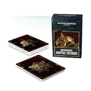 Games Workshop Datacards - Adeptus Custodes (2018 Edition)