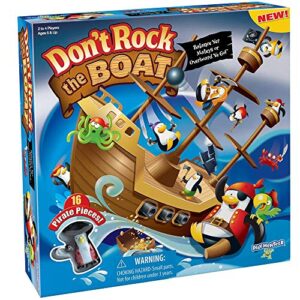 playmonster don't rock the boat -- children's game -- balance yer mateys or overboard ye go! -- for ages 5+ -- 2-4 players