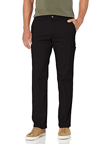 Lee Men's Extreme Motion Canvas Cargo Pant Black 42W x 30L