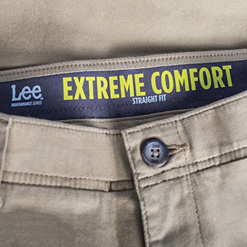 Lee Men's Extreme Motion Canvas Cargo Pant Black 42W x 30L