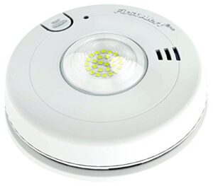 first alert brk 7020bsl hardwired hearing impaired smoke detector with led strobe light , white