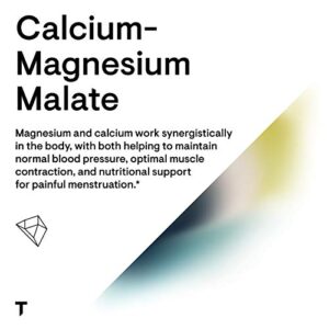 Thorne Calcium-Magnesium Malate - Gluten-Free Supplement with Magnesium & Calcium Supports Bone Health & Muscle Fatigue - 240 Capsules