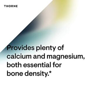 Thorne Calcium-Magnesium Malate - Gluten-Free Supplement with Magnesium & Calcium Supports Bone Health & Muscle Fatigue - 240 Capsules