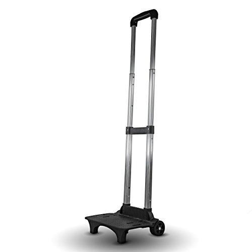 SSE Folding Compact Lightweight Premium Durable Luggage Cart - Travel Trolley with Bungee Cord