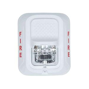 system sensor swl white fire strobe wired