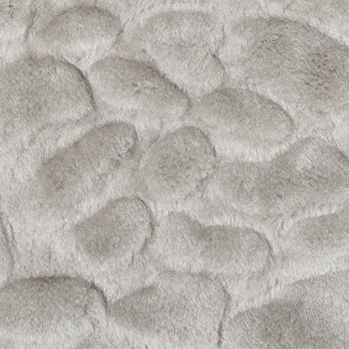 Christopher Knight Home Laraine Furry Glam Grey Pebble Pattern Faux Fur 3 Ft. Bean Bag, Small