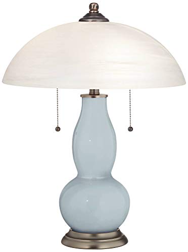 Color + Plus Take Five Gourd-Shaped Table Lamp with Alabaster Shade