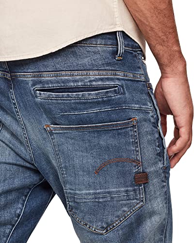 G-Star Raw Men's D-Staq 3D Slim Fit Jeans, Medium Aged, 32W x 30L