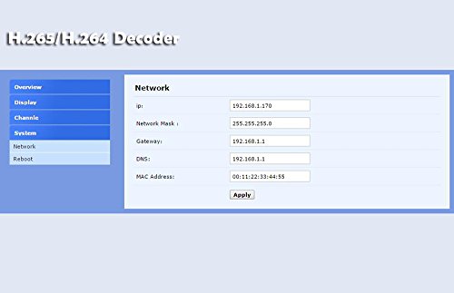 ISEEVY H.265 H.264 4K 1080P Video Decoder IPTV Decoder with HDMI and CVBS Output for Advertisement Display, IP Encoder Decoding, Network Stream Decoding Support RTMP RTSP RTP UDP HTTP