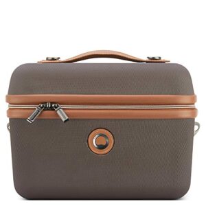 delsey herren, damen beauty case, chocolate, 32