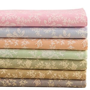 hanjunzhao vintage rose floral fat quarters fabric bundles 18 x 22 inches for sewing quilting crafting