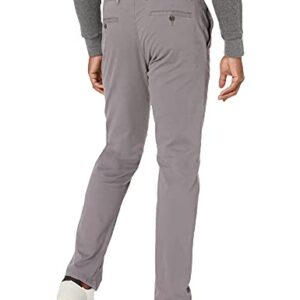 Amazon Essentials Men's Slim-Fit Casual Stretch Khaki Pant, Dark Grey, 31W x 30L