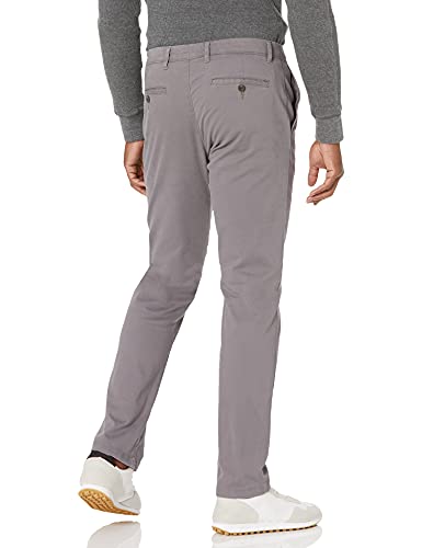 Amazon Essentials Men's Slim-Fit Casual Stretch Khaki Pant, Dark Grey, 31W x 30L