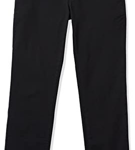 Amazon Essentials Men's Slim-Fit Casual Stretch Khaki Pant, Black, 32W x 30L