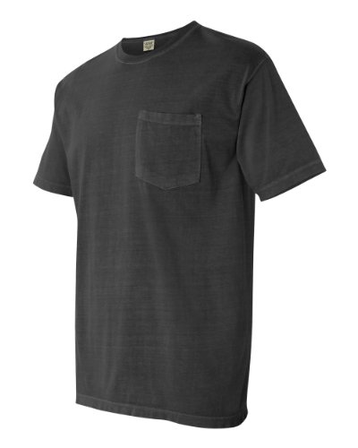 Comfort Colors Chouinard 6030 Adult Heavyweight Pocket Tee Pepper PgmDye Large