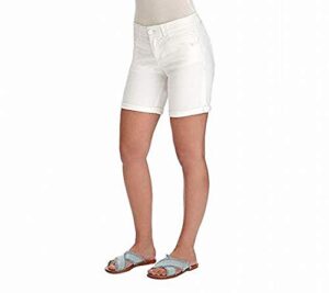 democracy women's ab solution 7 short, optic white, 10