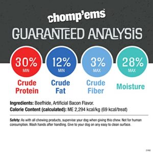 CHOMP 'EMS Ruffin' It 21002 Purehide Dog Chew, 5 oz