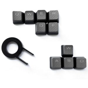 huyun cherry mx key switch fps backlit key caps replacement for corsair gaming keyboards !（gray）