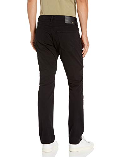 AG Adriano Goldschmied mens Everett Slim Straight "Sud" Casual Pants, Super Black, 32W x 33L US