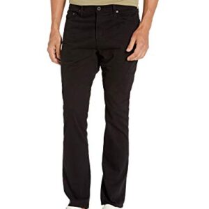 AG Adriano Goldschmied mens Everett Slim Straight "Sud" Casual Pants, Super Black, 32W x 33L US