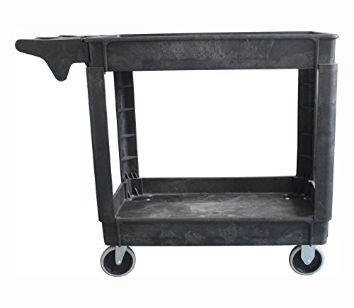 MaxWorks 80855 500-Pound Service Cart With Two Trays (40" x 17" Overall Dimensions)