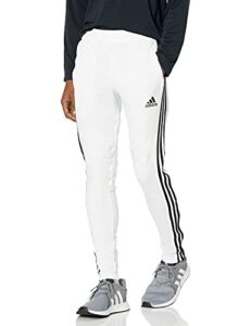 adidas men's tiro 19 pants, white/black, x-large