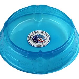 Aimoly Stadium Battle Arena Training Ground Super Vortex Attack Type for Beyblade Battling Game (Circular Blue)