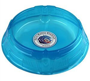 aimoly stadium battle arena training ground super vortex attack type for beyblade battling game (circular blue)