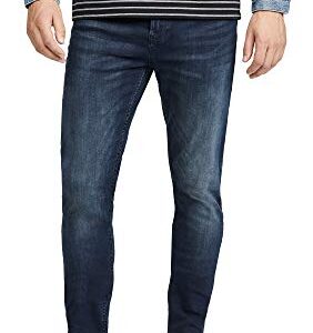 Calvin Klein Men's Skinny Fit Jeans, Boston Blue/Black, 31W x 32L