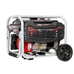 simpson cleaning spg3645 portable gas generator and power station for camping, rv, home use, construction, and more, 3600 running watts 4500 starting watts