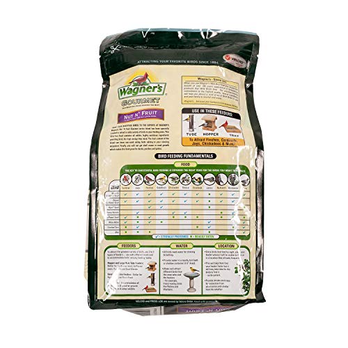 Wagner's 82072 Gourmet Nut & Fruit Wild Bird Food, 5 Pound (Pack of 1)