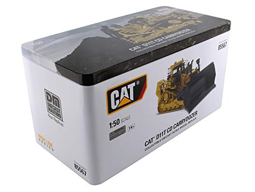 Diecast Masters 1:50 Caterpillar D11T CD Carrydozer | High Line Series Cat Trucks & Construction Equipment | 1:50 Scale Model Diecast Collectible | Diecast Masters Model 85567