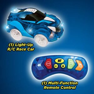 Ontel Magic Tracks RC - Remote Control Turbo Race Cars & 10 ft of Flexible, Bendable Glow in the Dark Racetrack - As Seen on TV, Color may Vary