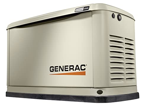 Generac 7043 22kW Air Cooled Guardian Series Home Standby Generator with 200-Amp Transfer Switch - Comprehensive Protection - Smart Controls - Versatile Power - Wi-Fi Connectivity - Real-Time Updates