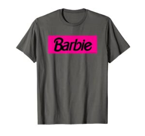 barbie pink logo t-shirt