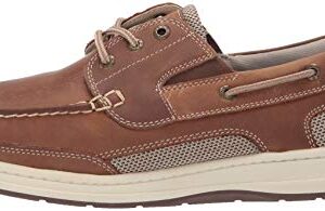 Dockers Men's Beacon Boat Shoe, Dark Tan, 13