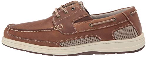 Dockers Men's Beacon Boat Shoe, Dark Tan, 13