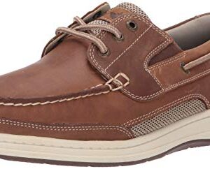 Dockers Men's Beacon Boat Shoe, Dark Tan, 13