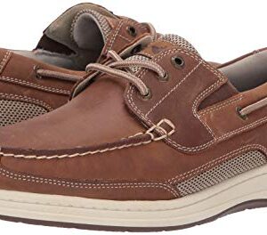 Dockers Men's Beacon Boat Shoe, Dark Tan, 13