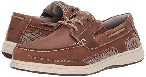 Dockers Men's Beacon Boat Shoe, Dark Tan, 13