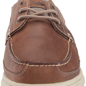 Dockers Men's Beacon Boat Shoe, Dark Tan, 13