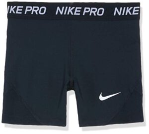 nike children's pro, black/black/black/white, m