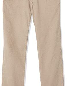 Goodthreads Men's Slim-Fit 5-Pocket Comfort Stretch Corduroy Pant, Light Khaki Brown, 34W x 31L