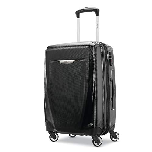 Samsonite Winfield 3 DLX Hardside Luggage with Spinners, Carry-On 20-Inch, Black