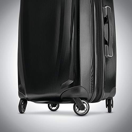 Samsonite Winfield 3 DLX Hardside Luggage with Spinners, Carry-On 20-Inch, Black