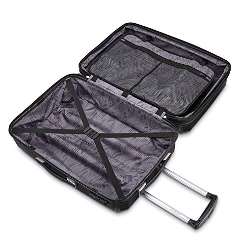 Samsonite Winfield 3 DLX Hardside Luggage with Spinners, Carry-On 20-Inch, Black