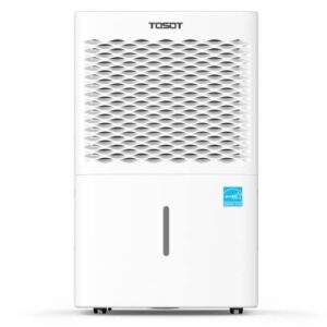 tosot 50 pint with internal pump 4,500 sq ft dehumidifier energy star - for home, basement, bedroom or bathroom - super quiet (previous 70 pint)