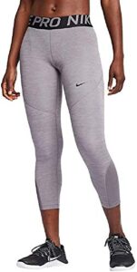 nike women's pro tight (black/white, medium)